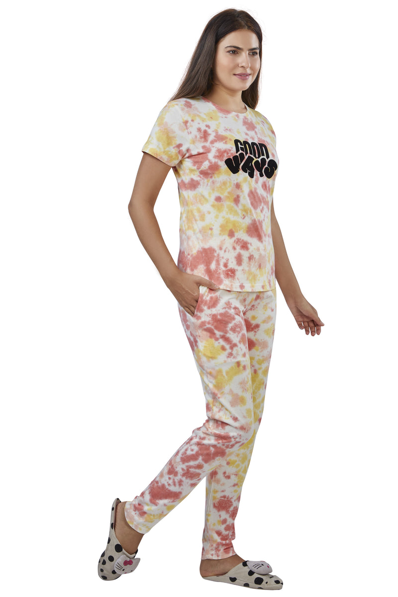Presta Lounge Wear - Tie-Dye Peach – Poomer Clothing Company
